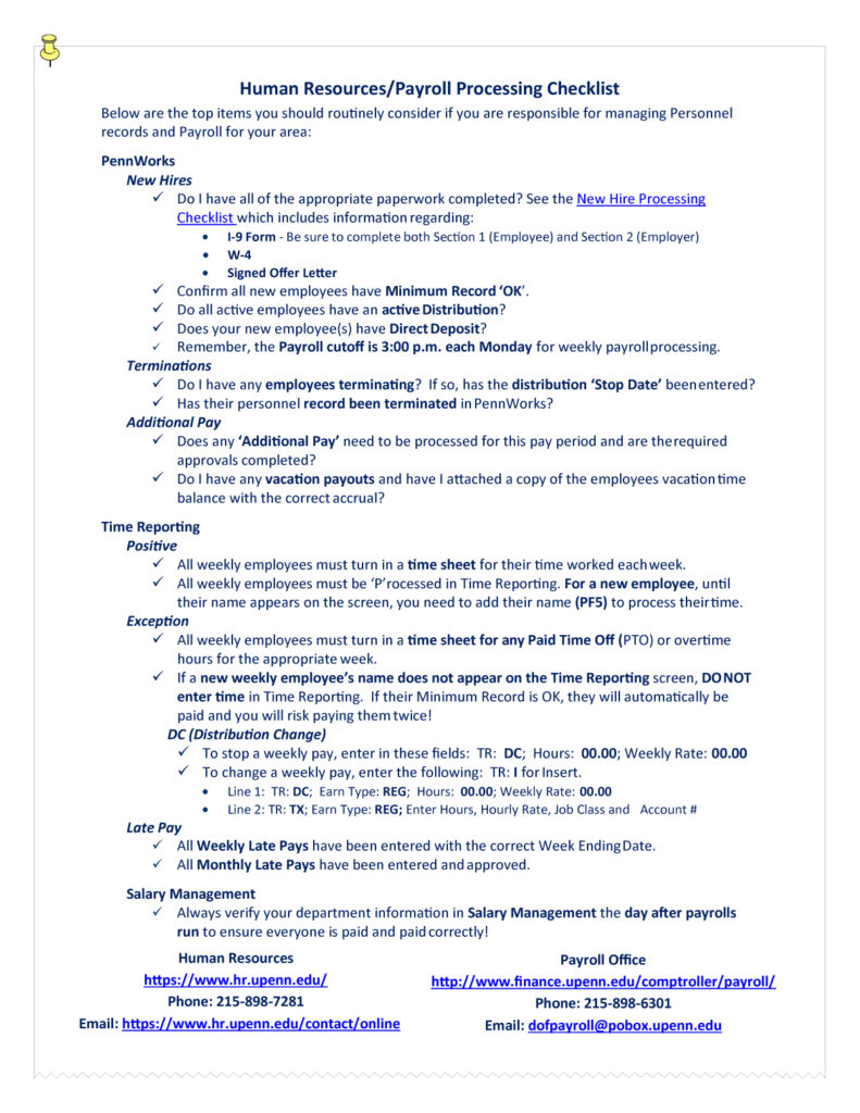 Payroll Checklist: Detail Guide [Download Free Templates] in 2023