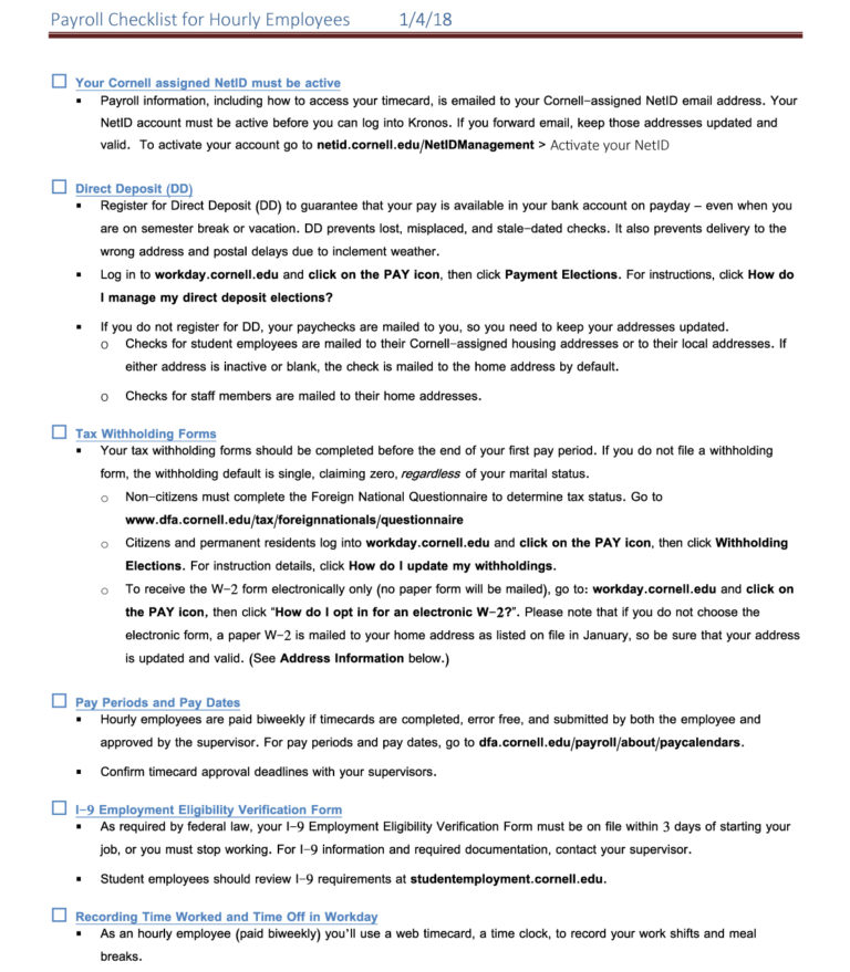 Payroll Checklist: Detail Guide [Download Free Templates] in 2023